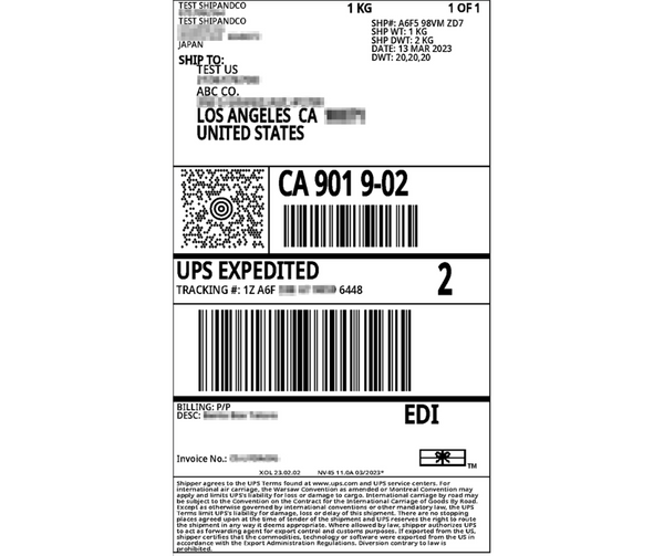 【越境EC】UPSの海外発送に必要な書類の表記を解説！複数個口の出荷の場合の送り状は？